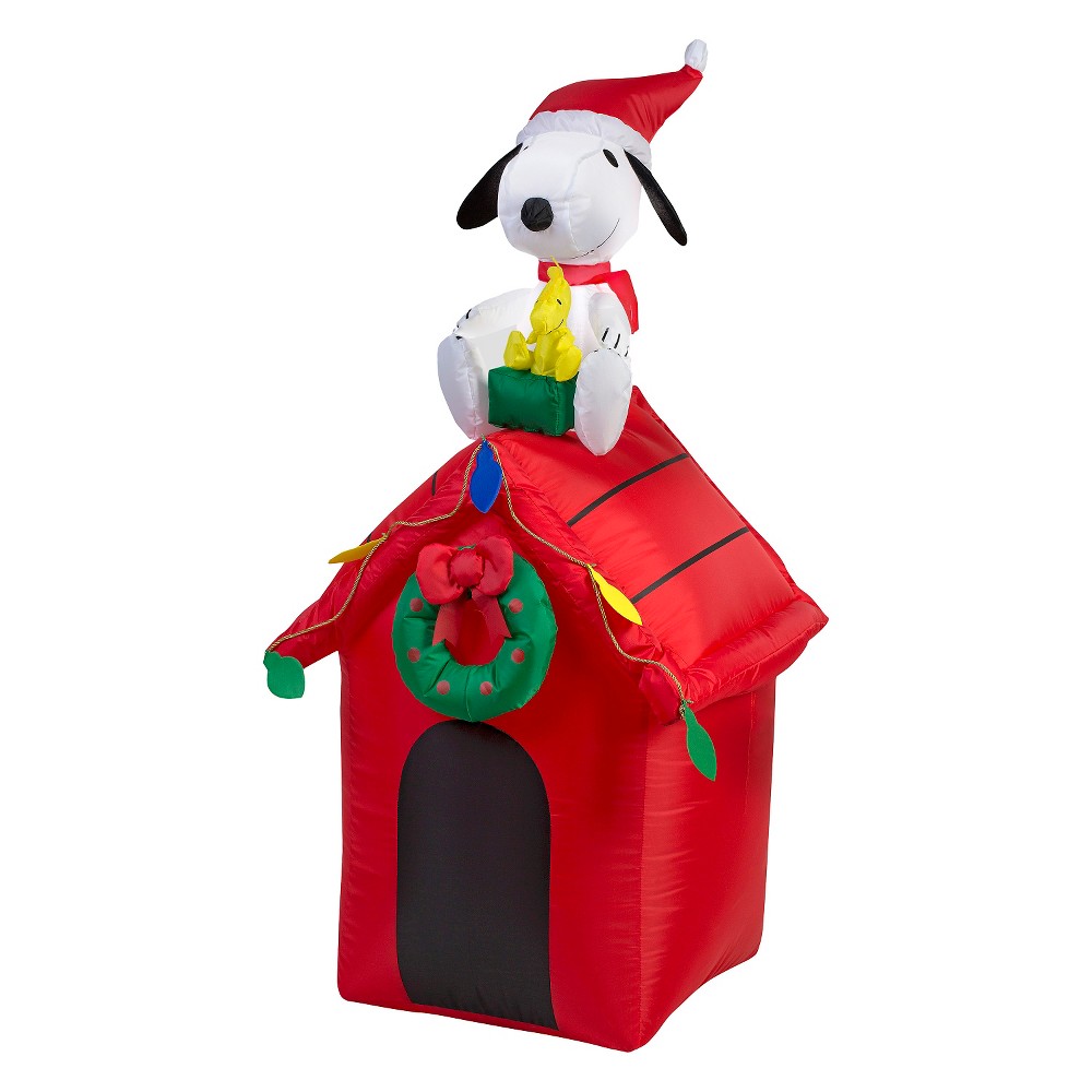 UPC 086786857649 - Gemmy Peanuts Snoopy Airblown Inflatable 4 Doghouse ...