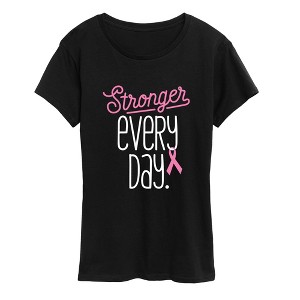 Women's - Instant Message - Stronger Every Day Short Sleeve Graphic T ...