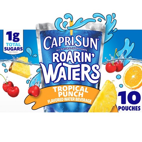 Capri Sun Roarin' Waters Tropical Fruit Juice Drinks - 10pk/6 Fl Oz ...