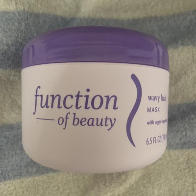 Function Of Beauty Wavy Hair Mask Base With Vegan Squalane - 6.5 Fl Oz ...
