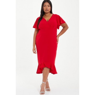 Onyx - Sleeveless Pleated Dress-red-12 : Target