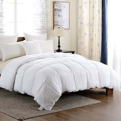 Cheer Collection Luxurious Down Alternative All Season Comforter (white ...