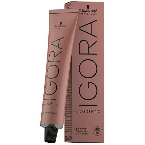 Schwarzkopf Professional Igora Color10 - 10 Minute Hair Color Dye, Ten ...