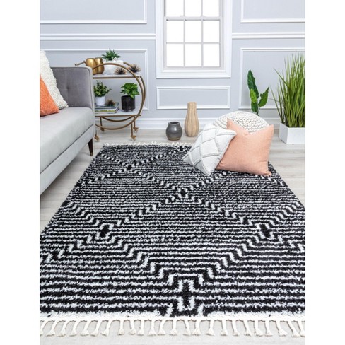Cosmoliving By Cosmopolitan Bennett Bt20a Modern Stripe/diamond Area ...