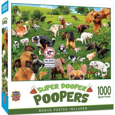 Masterpieces 1000 Piece Jigsaw Puzzle - Super Dooper Pooper - 19.25"x26 ...