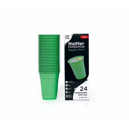 Matter Compostable Cold Cups - 18oz/24ct : Target