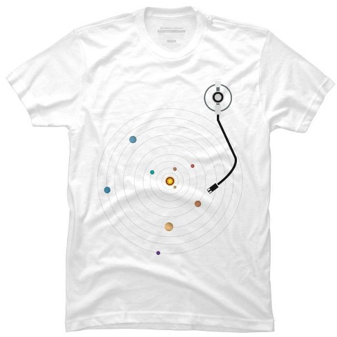 Men's Design By Humans Melodic Universe By Frank095 T-shirt - White ...