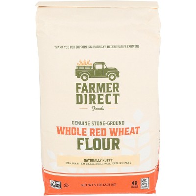 Farmer Direct Foods Flour Whole Red Wheat - Pack Of 8 - 5 Lb : Target