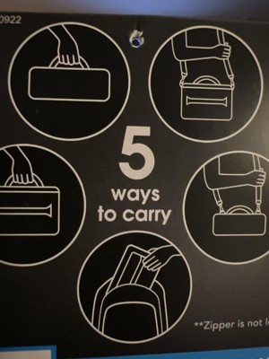 Arctic Zone Fridge Cold Eva Molded Lunch Box - Black/silver : Target