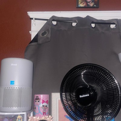 Holmes 12" Oscillating 3 Speed Adjustable Table Fan With Push Button ...