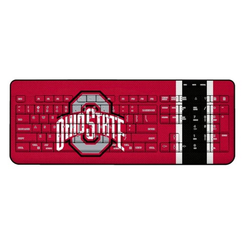 Keyscaper Ohio State Buckeyes Stripe Wireless Usb Keyboard : Target
