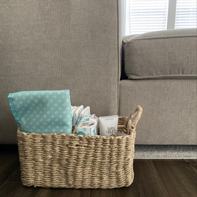 Woven Diaper Caddy With Dividers - Cloud Island™ Natural Woven : Target
