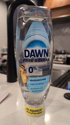 Dawn Unscented Free & Clear Ez Squeeze Dishwashing Liquid - 24.3 Fl Oz ...
