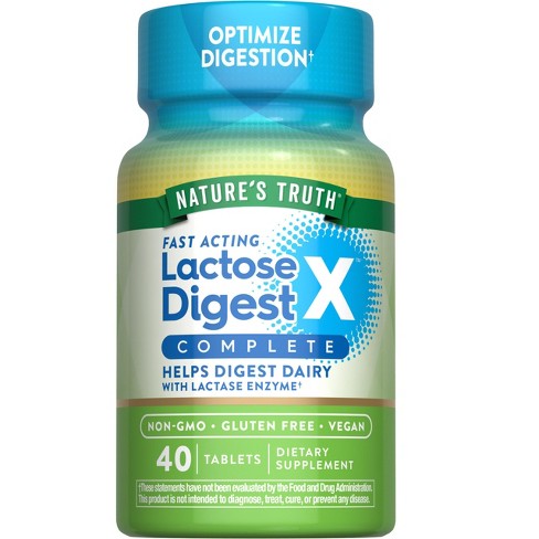 Nature's Truth Lactose Digest Tablets | 40 Pills : Target