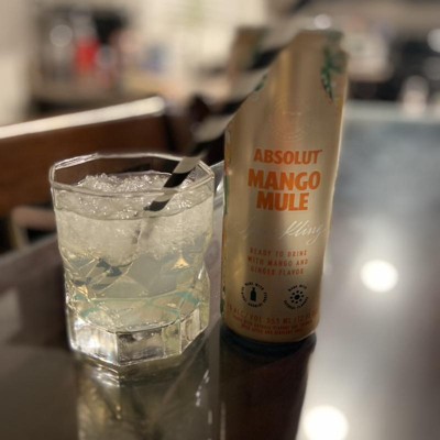 Absolut Mango Mule Sparkling Vodka Cocktail - 4pk/355ml Cans : Target