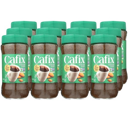 Cafix Instant Grain Coffee Beverage Caffeine Free - Case Of 12/7 Oz ...
