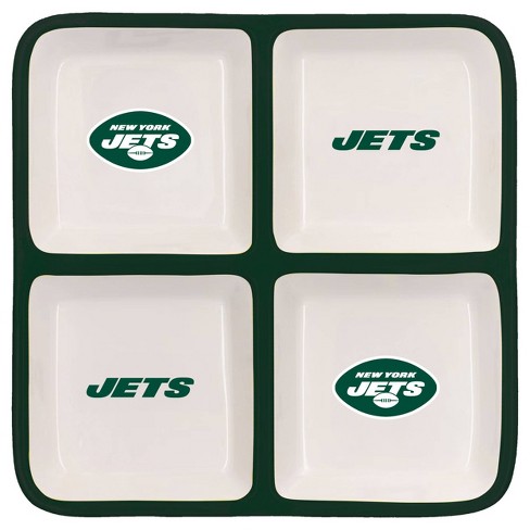 Nfl New York Jets 4-section Square Tray : Target