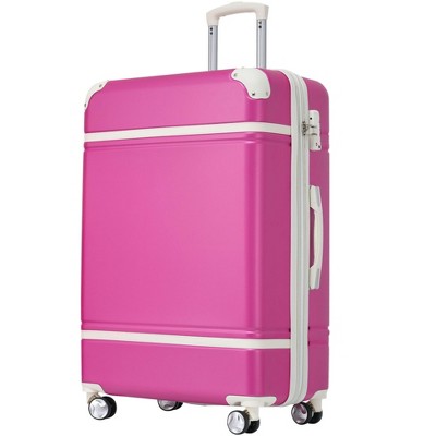 3 Pcs Expandable Abs Hard Shell Luggage Set With Spinner Wheels And Tsa ...