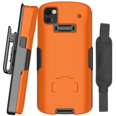 Nakedcellphone Case/strap/holster Combo For Zebra Tc53 / Tc58 - Orange ...