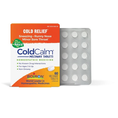 Boiron Coldcalm Cold Relief, Sneezing, Runny Nose And Minor Sore Throat ...
