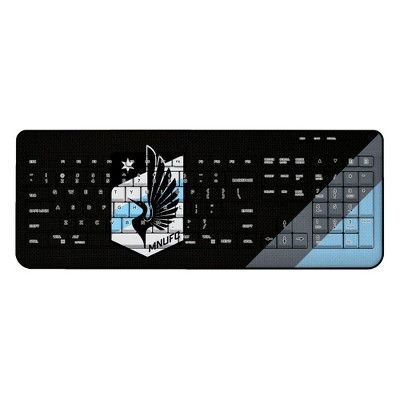 Keyscaper Minnesota United Fc Diagonal Stripe Wireless Usb Keyboard ...