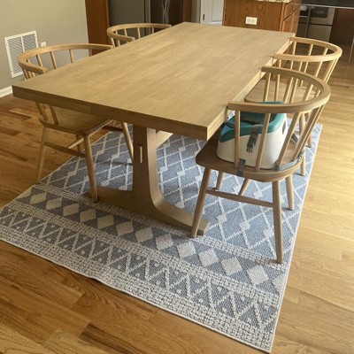 Pedestal Wood Dining Table - Natural - Hearth & Hand™ With Magnolia ...