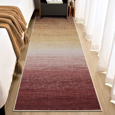 Modern Ombre Area Rug Indoor Gradient Floor Cover Foldable Thin ...