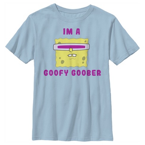 Boy's Spongebob Squarepants I'm A Goofy Goober T-shirt - Light Blue ...