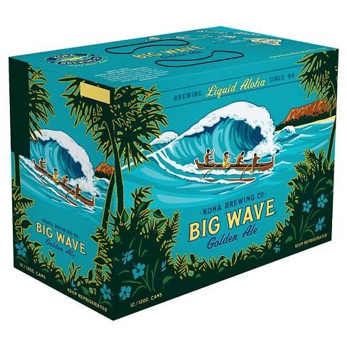 Kona Big Wave Golden Ale Beer - 12pk/12 Fl Oz Cans : Target