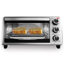 Black+decker 4 Slice Toaster Oven - Silver - To1700sg : Target