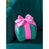 Shiraleah Small Gift Box Shaped Pillow, Green : Target