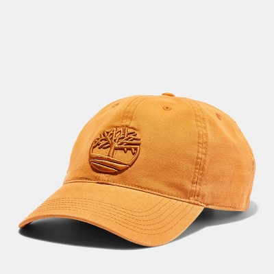 Timberland Soundview Cotton Canvas Baseball Cap Wheat
