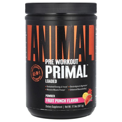 Animal Primal Muscle Hydration + Preworkout Powder – Contains Beta ...