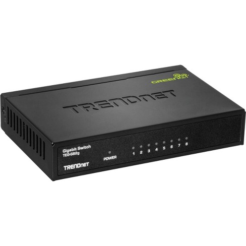 Trendnet 8-port Gigabit Greennet Switch 8 Network Twisted Pair : Target