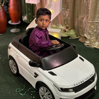 Best Ride On Cars 12v Range Rover Powered Ride-on - White : Target