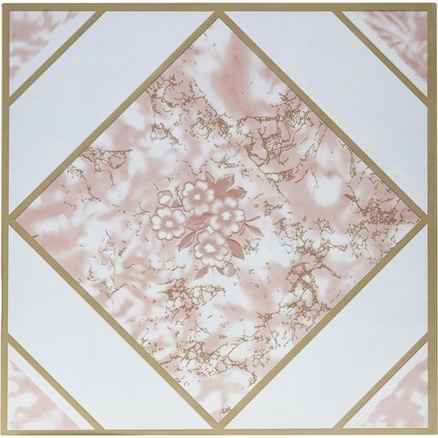 Self Adhesive 12-inch Vinyl Floor Tiles, 20 Tiles - 12" X 12", Peel ...