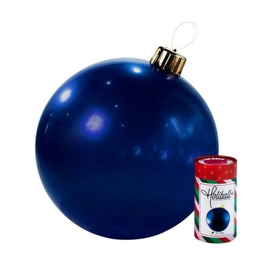 Holiball 30" Outdoor Decorative Sculpture Navy : Target