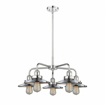 Innovations Lighting Ballston Urban 5 - Light Chandelier In Polished ...