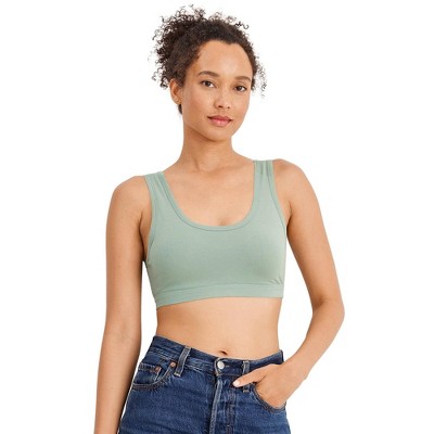 Jockey Womens Organic Cotton Stretch Tank Strap Bralette : Target