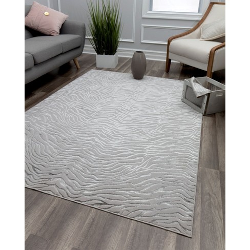 Cosmoliving By Cosmopolitan Natura Hz60b Gray Tiger Animal Contemporary ...
