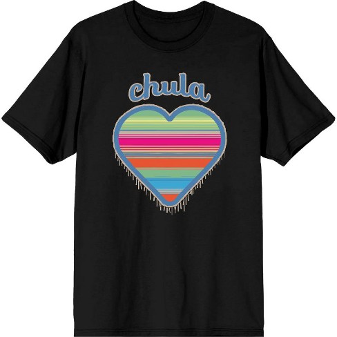 Chula Mexican Woven Heart Sarape Adult Crew Neck Short Sleeve Tee : Target