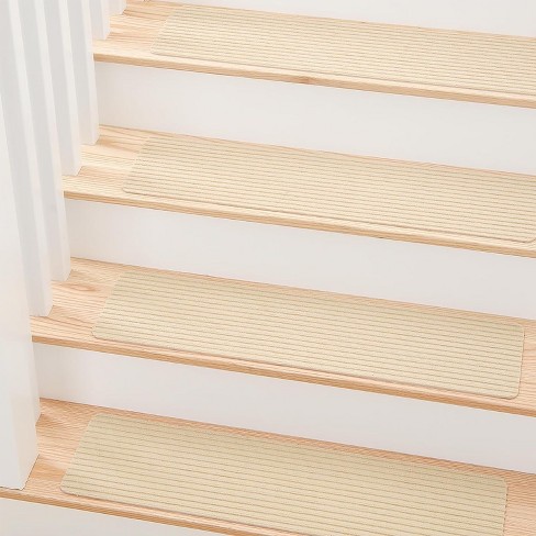 Mbigm Striped Indoor & Outdoor Non-slip Stair Treads : Target