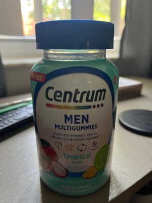 Centrum Men's Multivitamin Gummies - Tropical Fruit - 100ct : Target