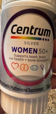 Centrum Silver Women 50+ Multivitamin/multimineral Supplement Tablets ...