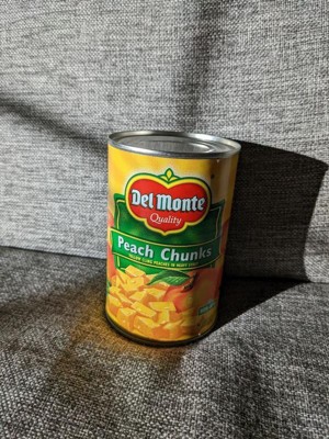 Del Monte Yellow Cling Peach Chunks In Heavy Syrup 15.25oz : Target