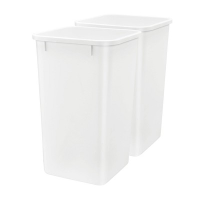 Rev-a-shelf Polymer Replacement 27 Quart Trash Bin Recycle Waste ...