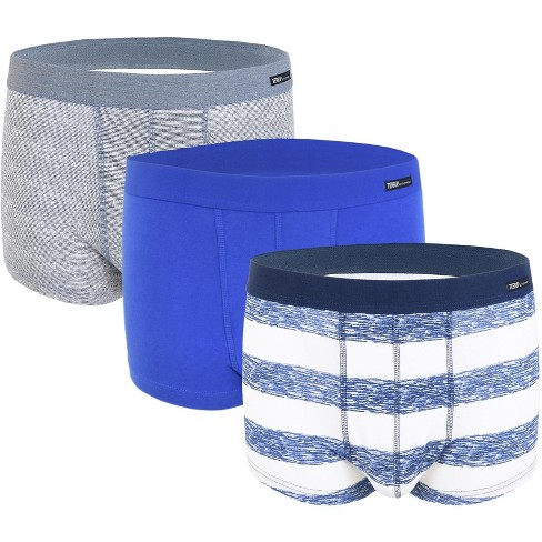 Mens Underwear Cotton Stretch Boxer Briefs Breathable 3 Pack - Terra ...