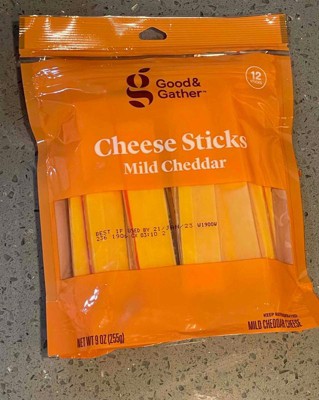 Mild Cheddar Cheese Sticks - 9oz/12ct - Good & Gather™ : Target