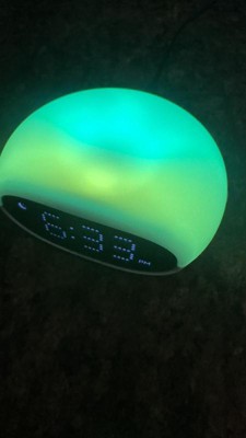 Candy Glow Alarm Table Clock With Color Changing Nightlight - Capello ...
