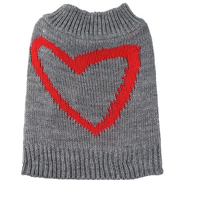 Midlee Red Heart Dog Sweater : Target